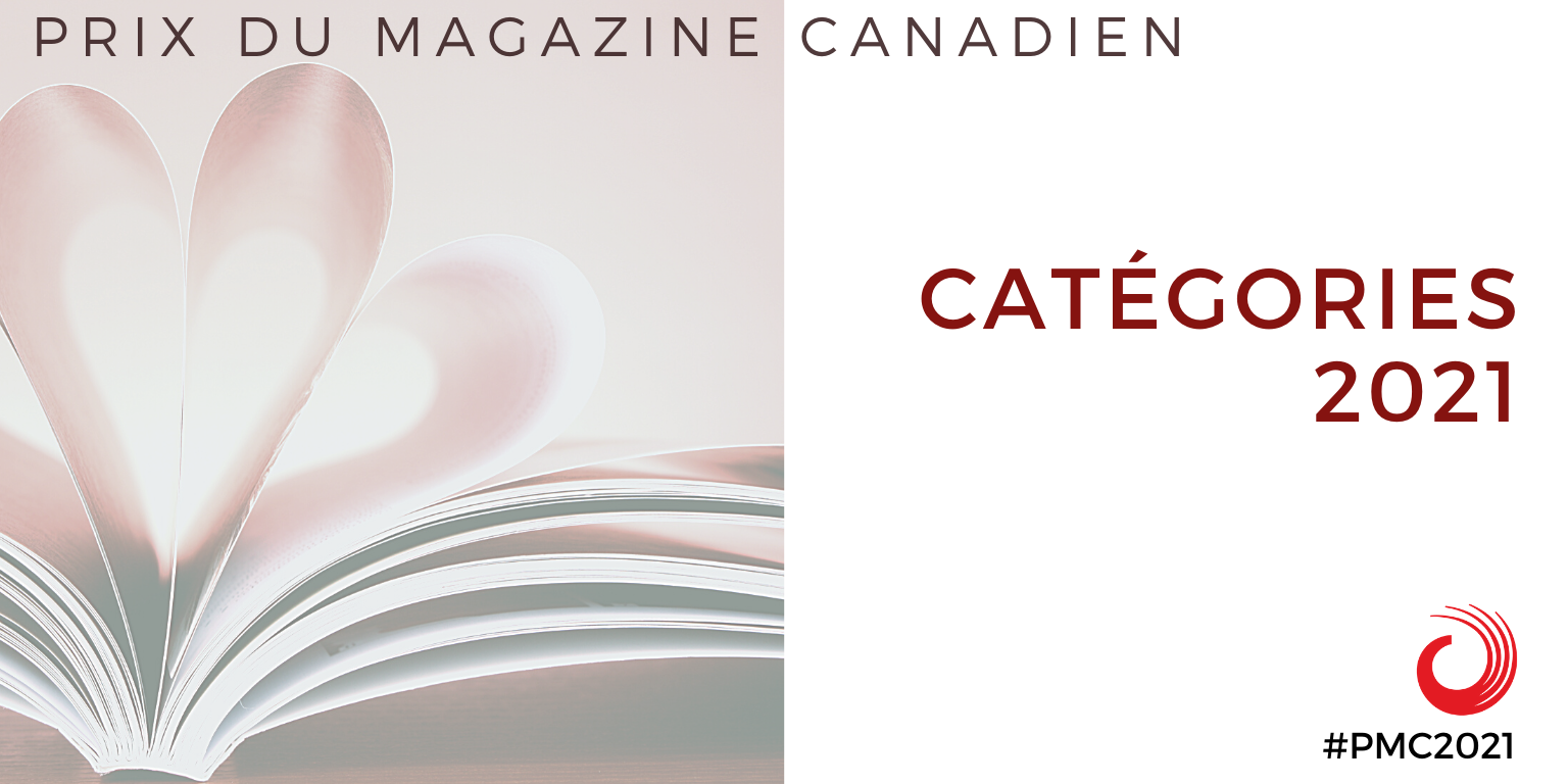 Catégories annoncées pour la 44e édition des Prix du magazine canadien ...