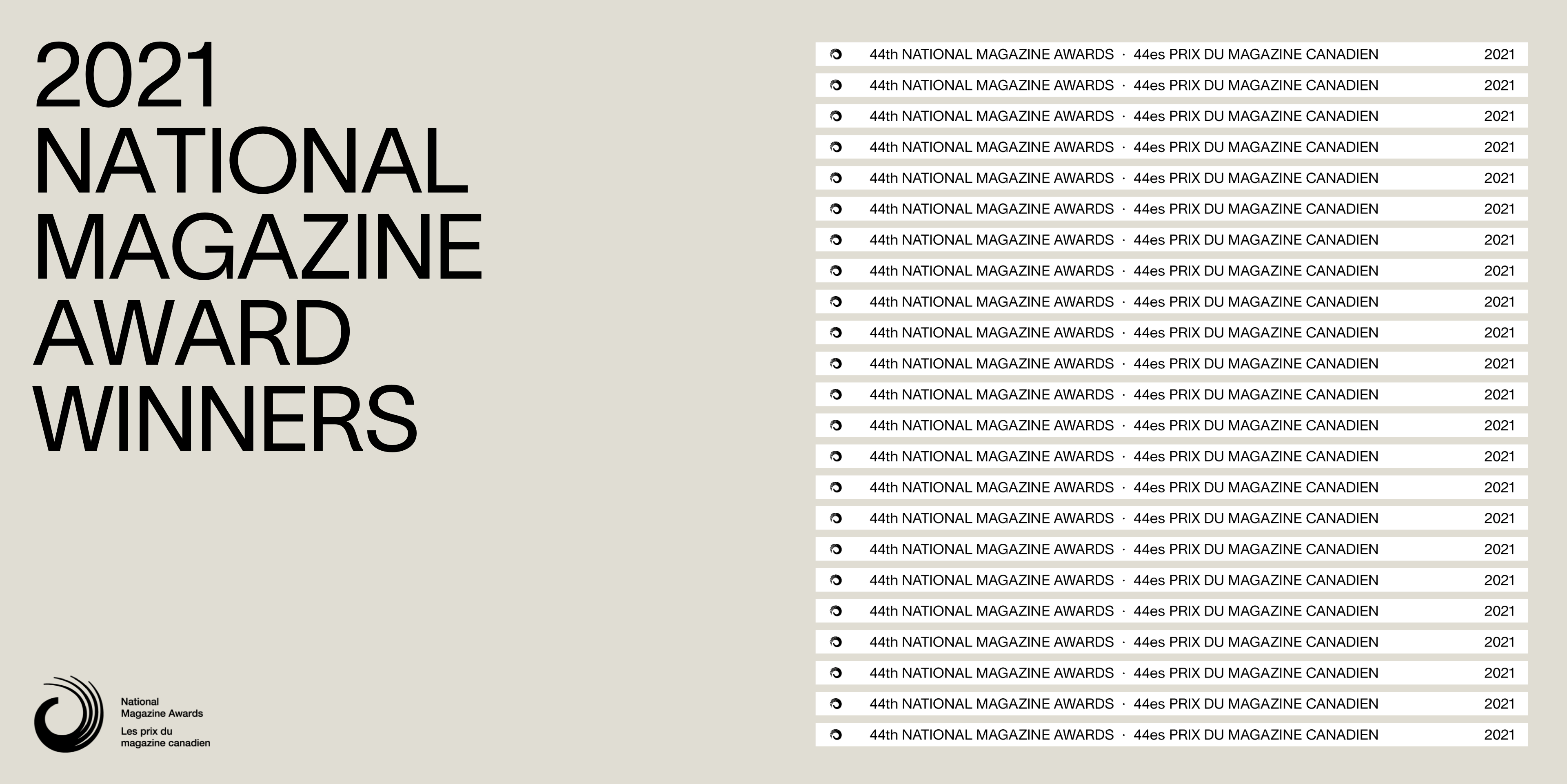 National Magazine Awards – Celebrating Excellence